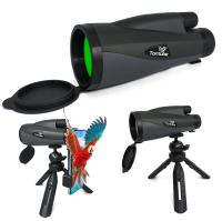 China 12x60 Handheld Monocular Large Prism Bak4 Telescopio For Bird Watching Best Gifts for sale