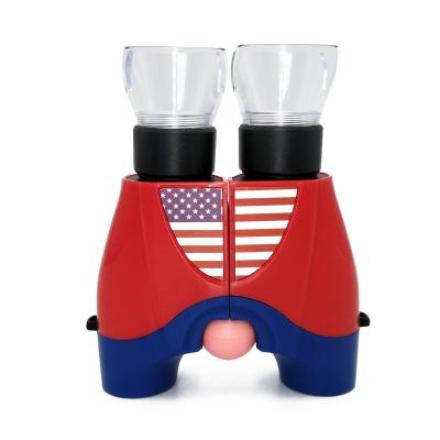China America Telescope Flag Color Bird Watching Kids Binoculars For Hiking Telescopio for sale