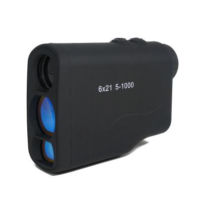 China Laser Golf Hunting Range Finder 1100 Yards 6X Magnification Rangefinder For Hunter for sale