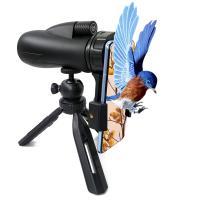China Adults 12X55 HD Monocular Telescope BAK4 Prism With Smartphone Holder & Tripod for sale