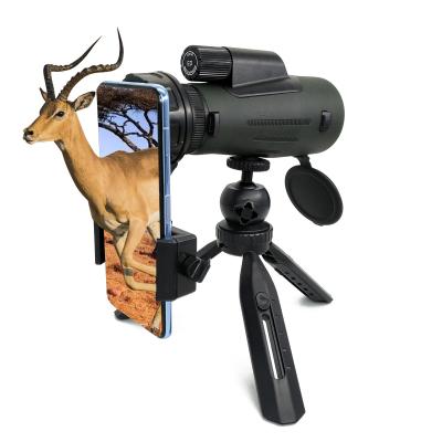 China Long Distance High Definition 12x56 ED Lens Monocular Telescope For Mobile Phone for sale