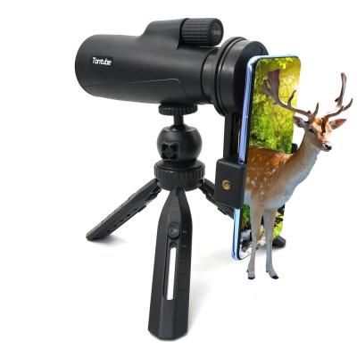 China 12X55 Monocular Telescope With Smartphone Adapter Tripod For Bird Watching Star Sports for sale