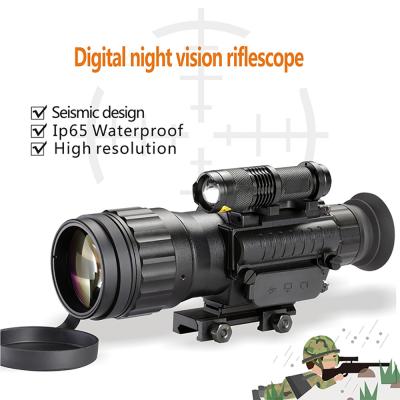 China Digital Night Owl Vision Devices 3.7-11X Tactical Riflescope Infrared Monocular Scopes for sale