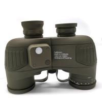 China 7x50 Waterproof Fogproof Hunting Binoculars with Rangefinder & Compass for Navigation,Boating,Fishing for sale