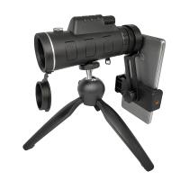 China Black Super Powered 40x60 Monocular Telescope Black With Compass / Tripod for sale