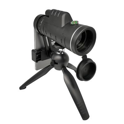 China Traveling Cell Phone Monocular Telescopic 40x60 Waterproof With Compass for sale