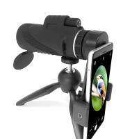 China FMC Lens 12x50 Lightweight Phone Monocular For Distance Measure Tripod Available for sale