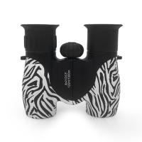 China Zebra Color Compact Kids Binoculars 8x21 High Power With Carrying Case for sale