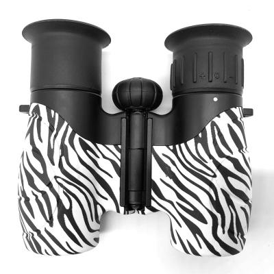 China Shock - Proof FMC Zebra Kids Binoculars 8x21 Educational Tool For Outdoor for sale