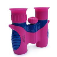 China High Powered Shockproof Kids Binoculars Pink Mini 8x21 For Boys / Girls for sale