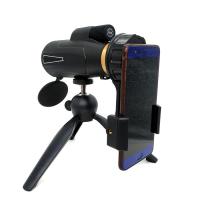 China Military 12x50 16x52 18x62 Monocular Telescope Smartphone With Tripod Mount for sale