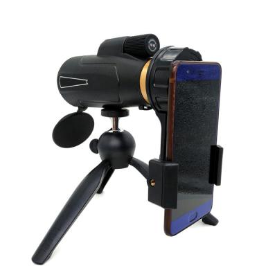 China Military 12x50 16x52 18x62 Monocular Telescope Smartphone With Tripod Mount for sale