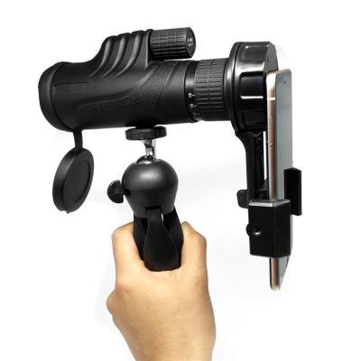 China Rubber 6-18x42 Long Range Monocular Cell Phone Telescope With Tripod for sale