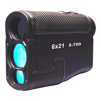 China Fog Breaking 6x Magnification Laser Range Finder With Pin Seeker Flag Lock for sale