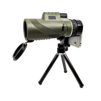 China Green Big Eyepiece Zoom BAK4 Prism Monocular Outdoors High Power for sale