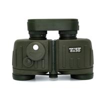 China Built In Rangefinder Compass Military Binoculars Telescope 8x30 For Marine for sale