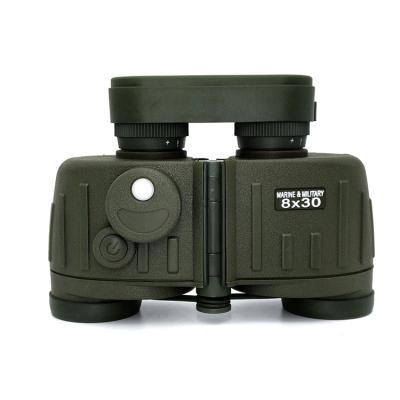 China Built In Rangefinder Compass Military Binoculars Telescope 8x30 For Marine for sale