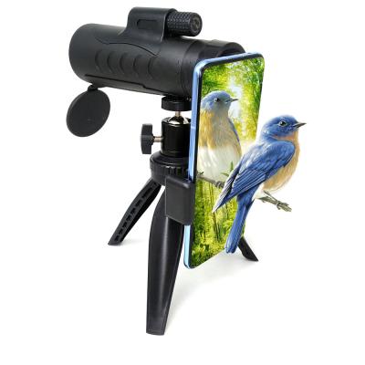 China 12x50 Shockproof Design Waterproof Monocular Telescope for Adults Kids for sale