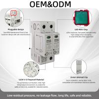 China Single Phase TUV CE SPD Device 275V 320V 385V 440V 20KA 40KA T2 For Power Supply Systems for sale