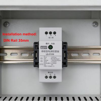 China Whole Home Electric Spd Surge Protection Device T2 T3 220V 5kA 10kA For Instrument Protection for sale