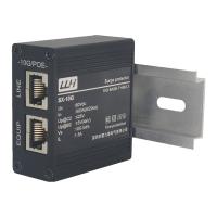 China 1G Ethernet Poe Surge Protector Cat6 4kV Network Camera Data Center Enterprise for sale