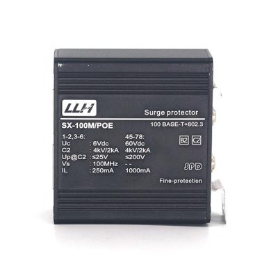 China Office Home Camera Ethernet Cable Surge Protector 100M Cat5 4kV for sale