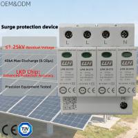 China Whole House Surge Suppressor CE TUV Surge Protection Device 4P 275V Single Phase T2 SPD for sale