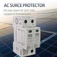 China Single Phase T2 SPD Whole House Power Surge Protector CE TUV 2P 320V 20KA 40KA for sale