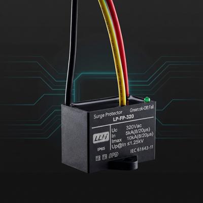 China Outdoor Led Surge Protection Device 220V 320V 10kA 20kA IP67 T2 T3 SPD for sale
