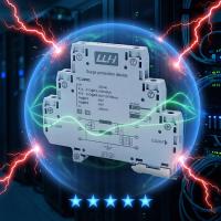 China 2 Wire Signal SPD Network Surge Arrester 5V 60V DC 5Vdc 10kV PLC Sensor Full Mode for sale