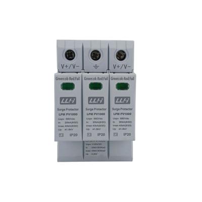 China Dc Surge Protector 300V 500V 1000V 1500V T2 PV Panel Renewable Energy Protection for sale