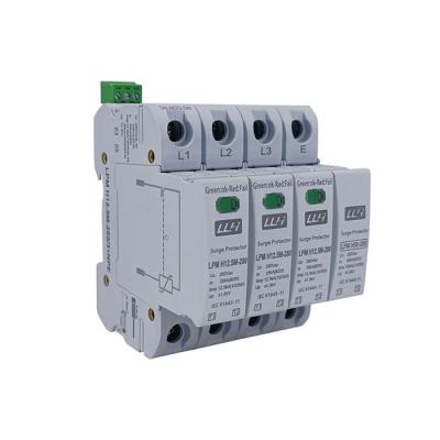 China Surge Protection Home T1 T2 Type Three Phase Surge Protector AC 380V SPD for sale