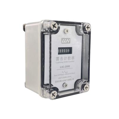 China Lightning Surge Counter 999999 Digits IP67 2KA-100kA Monitor Lightning Strikes for Power Stations / Base Stations for sale