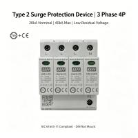 China Surge Protection Device | High Continuous Voltage 440Vac Three Phase Surge Arrester for sale