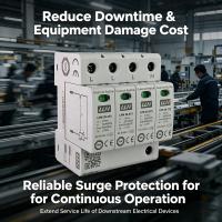 China Surge Protection Device | High Continuous Voltage 440Vac Three Phase Surge Arrester for sale