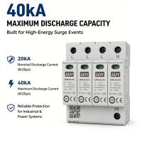China Surge Protection Device | Three Phase Surge Arrester For Commercial Building Power Panels for sale
