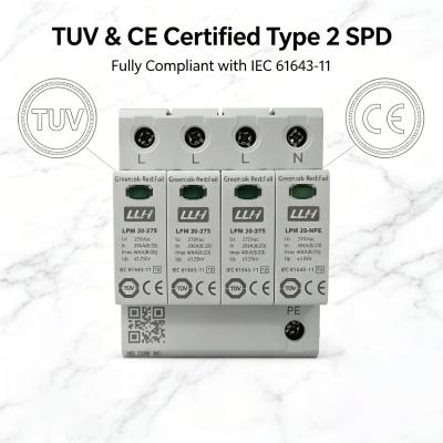 China Surge Protection Device | Three Phase SPD To Prevent Lightning Damage On Electrical Equipment for sale