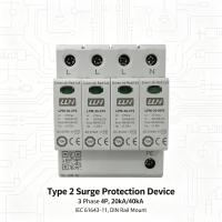 China Surge Protection Device | Three Phase Surge Arrester With Remote Signalling Monitoring Contacts for sale