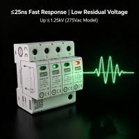 China Surge Protection Device | Three Phase Surge Arrester With Remote Signalling Monitoring Contacts for sale