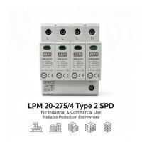 China Surge Protection Device | Three Phase SPD For EV Charging Station Auxiliary Power Cabinets for sale