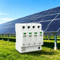China Low Residual Voltage Surge Protection Devic Three Phase 20KA 40KA 35mm Standard DIN Rail for sale