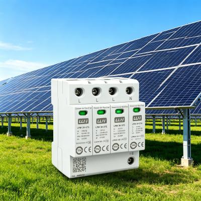China Low Residual Voltage Surge Protection Devic Three Phase 20KA 40KA 35mm Standard DIN Rail for sale