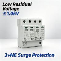 China 4P SPD Surge Arrester 20KA 40KA 3 Phase For Three Phase Terminal Cabinets for sale