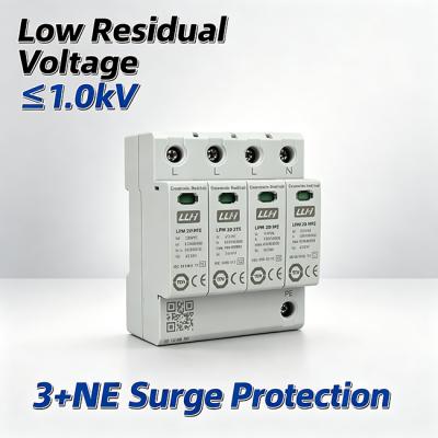 China 4P SPD Surge Arrester 20KA 40KA 3 Phase For Three Phase Terminal Cabinets for sale