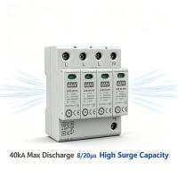 China T2 T3 Combined Surge Protection Device Three Phase 20KA 40KA SPD for sale