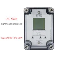 China Wind Farm Lightning Event Recorder, Long Life Battery IP67 Tower LPS Surge Counter for sale