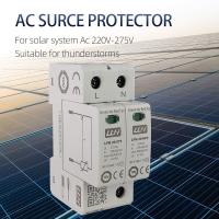 China Wide Temperature Single Phase Surge Arrester, -40℃~+70℃ 2P Indoor Type2 Cold Resistant AC Lightning Protector for sale