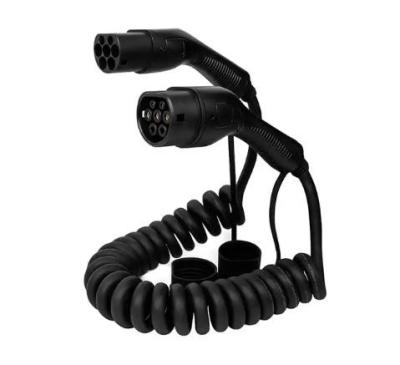 China Wallbox EV Charger Extension Cord 3 Phases PVC Type 2 Charge Cable for sale