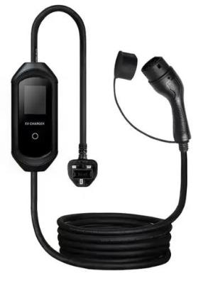 China GBT 200-250V Level 2 3.5KW 7KW Portable Fast Charger Dustproof 5M 7M 10M Cable for sale