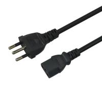 China Customized Brazil Power Cable 1.5m / 1.8m / 2m AC Power Cord Cable for sale